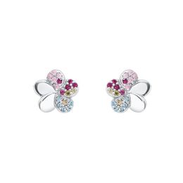 Prinzessin Lillifee Damen Paar Ohrstecker &raquo;Bl&uuml;ten&laquo; mit Zirkonia (synth.) bunt Silber 925 (Sterlingsilber)