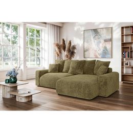 Home Affaire Ecksofa &raquo;LAKESIDE klein mit Bettfunktion und Bettkasten, B/T/H 235/142/84 cm&laquo; L-Form, Recamiere beidseitig montierbar, mit 