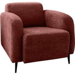 Home Affaire Cocktailsessel &raquo;Marone Loungesessel, bequem, Breite 85cm, bodenfrei&laquo; auch als 2-Sitzer und 3-Sitzer erh&auml;ltlich orange 100% Polyester 