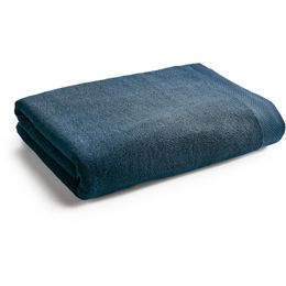 Christy Badetuch &raquo;LUXE&laquo; Luxus Badetuch in Premium Qualit&auml;t mit 730g/m&sup2;, 90x165cm, 1er Set blau Walkfrottier, Baumwolle B/L: 90cmx165cm, 1 Stk., Walkfrottier