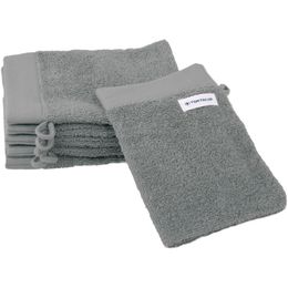Tom Tailor HOME Waschhandschuh &raquo;Waschhandschuh COLOR BATH&laquo; grau Frottier, Frottier B/L: 16cmx21cm, 6 Stk., Frottier