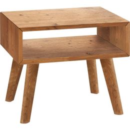 Hasena Nachttisch &raquo;Jaca&laquo; braun Wildeiche massiv B/H/T: 50cm x 42cm x 41cm