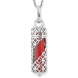 Engelsrufer Damen Kette mit Anh&auml;nger &raquo;POWERFUL STONE ROTER JASPIS&laquo; mit Jaspis bunt M, Silber 925 (Sterlingsilber), L: 60