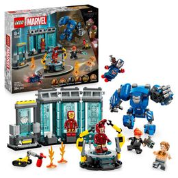 Lego Konstruktionsspielsteine &raquo;Iron Mans Labor: Halle der R&uuml;stungen (76315), Lego Super Heroes&laquo; Made in Europe bunt Einheitsgr&ouml;&szlig;e 