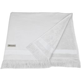 Ross Hamamtuch &raquo;Hamam&laquo; idealer Begleiter f&uuml;r Strand, Sauna oder Wellnessbereich silber Hamam Frottier, Hamam Frottier B/L: 90cmx180cm, 1 Stk., 