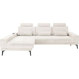 set one by Musterring Ecksofa &raquo;SO 3600, inkl motor. Sitztiefenverstellung, Kopfst&uuml;tzen, Nierenkissen&laquo; Sitzh&ouml;he 44 cm, Kaltschaum, Breite 293 x Tiefe 