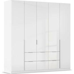 OTTO home Dreht&uuml;renschrank &raquo;Kleiderschrank Schrank Garderobe AGORDO mit Dekor- oder Hochglanzfront&laquo; in zwei Griff-Farben, Breite 226 cm, mit 