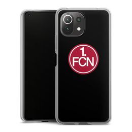 DeinDesign Xiaomi Mi 11 Lite 5G NE Handy Silikon H&uuml;lle Case transparent Handyh&uuml;lle Official Licensed Product 1. Fc N&uuml;rnberg 1. Fcn Silikon Case