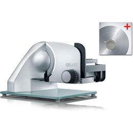 Graef Allesschneider 170 W Gratis Schinkenmesser im Wert von 44,99 &euro; UVP silber Einheitsgr&ouml;&szlig;e Allesschneider