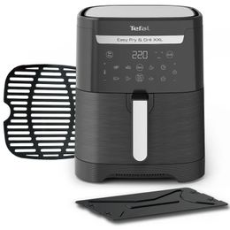 Tefal Hei&szlig;luftfritteuse &raquo;EY8018 Easy Fry & Grill XXL, 2-in-1&laquo; 1830 W XXL-Fassungsverm&ouml;gen oder 2 separate Zonen, Flexcook-Trennwand schwarz Einheitsgr&ouml;&szlig;e 