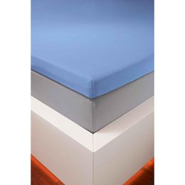 bellana Spannbettlaken &raquo;bellana deluxe f&uuml;r Topper, mit Elasthan, Premium Jersey 230 g/m&sup2;&laquo; mit 5% Elasthan, f&uuml;r Topper mit 4-10cm H&ouml;he, b&uuml;gelfrei, 