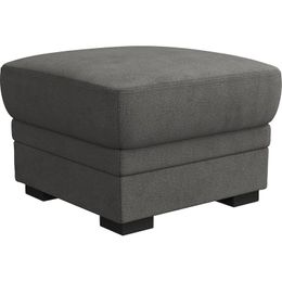 COTTA Hocker &raquo;Marcus&laquo; mit Stauraum grau 100% Polyester B/H/T: 68cm x 45cm x 68cm, Struktur soft