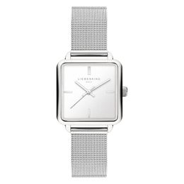 Liebeskind Berlin Damen Quarzuhr &raquo;Modern Mesh&laquo; Armbanduhr, Damenuhr, Edelstahlarmband, analog silber Einheitsgr&ouml;&szlig;e