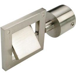 Liedeco Gardinenstangen-Endst&uuml;ck &raquo;Endst&uuml;ck, Endknopf edelstahl-optik "France" Toulon&laquo; Endst&uuml;ck, Endknopf Toulon, 1 St&uuml;ck silber 1 Stk.