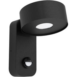 Eglo Wandleuchte &raquo;Palosco Wandlampe, Au&szlig;enleuchte, Stahl und Kunststoff, IP44, Lampe&laquo; LED-Modul 1 Stk. Warmwei&szlig; Wand-/Deckenleuchte - L11,5 x H17 x 