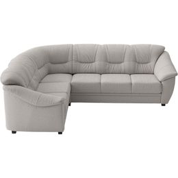 Sit & More sit&more Ecksofa &raquo;Savona&laquo; mit Federkern, optional mit Schlaffunktion B/H/T: 262cm x 90cm x 212cm, Flachgewebe LINO, langer Schenkel rechts, ohne 