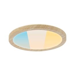 Paulmann LED Panel &raquo;Atria Shine 3000K IP44 White Select rund&laquo; LED-Modul 1 Stk. Tageslichtwei&szlig; Farbwechsler, Farbsteuerung beige 1, &Oslash; 19cm H: 3,2cm, 1 Stk.