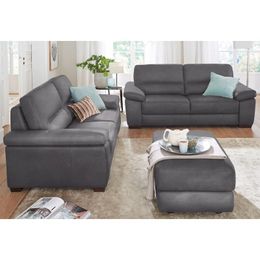 Calia italia Polstergarnitur &raquo;Gaia, hochwertige Garnitur aus 2-Sitzer & 3-Sitzer im edlen Design&laquo; Set, 2 Stk. tlg. aus pflegeleichtem Luxus-Microfaser