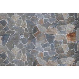 A.S. Cr&eacute;ation Vliestapete &raquo;Steinoptik Natur Grau Braun Vliestapete rustikal&laquo; matt glatt braun Vlies B/L: 2,5m x 3,75m, Rollen: 1