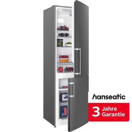 Hanseatic K&uuml;hl-/Gefrierkombination &raquo;HKGK17955CNFI&laquo; 181 cm hoch 54 cm breit inkl. 3 Jahre Herstellergarantie silber 3 Gefrierschubladen