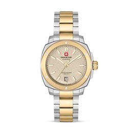 SWISS MILITARY HANOWA Herren Quarzuhr &raquo;Sirius&laquo; Armbanduhr, Herrenuhr, Swiss Made, Edelstahlarmband, analog, Tag gold Einheitsgr&ouml;&szlig;e