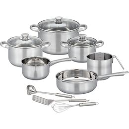 GSW Topf-Set &raquo;Toronto&laquo; Set, 12 Stk. tlg. Edelstahl silber 2,8 l
