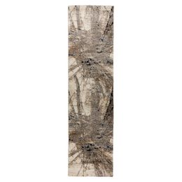 Kayoom Teppich &raquo;Firenze 485&laquo; rechteckig 22 mm H&ouml;he Kurzflor, Modernes Muster, Fu&szlig;bodenheizungsgeeignet, Wohnzimmer braun Polypropylen B : 80cm 1 Stk., 22mm, 