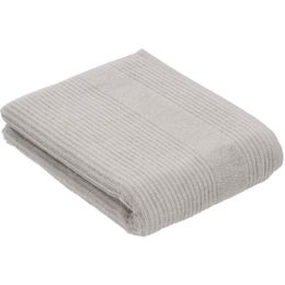 Vossen Badetuch &raquo;Tomorrow&laquo; grau Webfrottier, Baumwolle B/L: 67cmx140cm, 1 Stk., Webfrottier