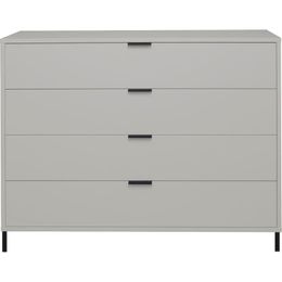 M&auml;usbacher Kommode &raquo;Bonnie&laquo; Kommode mit Quadratgestell grau Holzwerkstoff B/H/T: 119cm x 100cm x 45cm, 4 Stk.