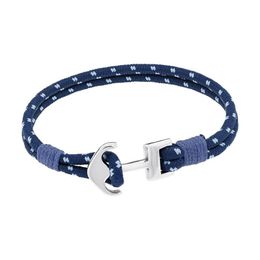 Tom Tailor Herren Tom Tailor Armband 22,5cm, Edelstahl Textil