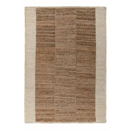 Kayoom Teppich &raquo;Cozy Bliss 470 Juteteppich&laquo; rechteckig 8 mm H&ouml;he Kurzflor, Handgeknotet, Modernes Muster, Jute, Wohnzimmer braun Jute B : 120cm 1 Stk., 8mm, 