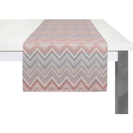 WIRTH Tischl&auml;ufer &raquo;BENEWITZ&laquo; rot Baumwolle, Polyester B/L: 40cm x 150cm, eckig