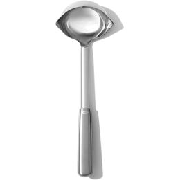 OXO SteeL Sch&ouml;pfl&ouml;ffel Edelstahlkelle, f&uuml;r Links- und Rechtsh&auml;nder silber Edelstahl L: 33cm