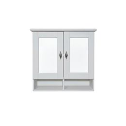 OTTO home Badezimmerspiegelschrank &raquo;Rauna&laquo; aus massiver Kiefer, Breite 64 cm, mit Spiegel, made in EU Massivholz B/H/T: 64cm x 60cm x 23cm, T&uuml;ren: 2 