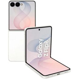 Samsung Smartphone &raquo;Z Flip8&laquo; cream wei&szlig; Dolby Atmos