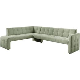 exxpo - sofa fashion Essbank &raquo;Barista, bequem und elegant, hohe Bodenfreiheit&laquo; Eckbank Barista bequem und elegant, hochwertige Detailverarbeitung gr&uuml;n