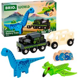 Brio Spielzeug-Eisenbahn &raquo;Brio WORLD, Dinosaurier Batteriezug&laquo; bunt Einheitsgr&ouml;&szlig;e Spielzeug-Eisenbahn