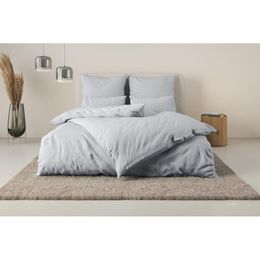 OTTO home Bettw&auml;sche &raquo;Luisa&laquo; 2 4 Qualit&auml;ten f&uuml;r dein perfektes Schlafgef&uuml;hl (von Komfort bis Premium) grau Perkal, Obermaterial: 100% Baumwolle B/L: 