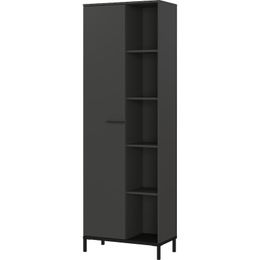 Germania B&uuml;rom&ouml;bel-Set &raquo;GW-Rovigo&laquo; 3 Stk. tlg. Schreibtisch elektrisch h&ouml;henverstellbar grau Holzwerkstoff, Metall B/H/T: 318cm x 190cm x 80cm, 