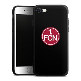 DeinDesign iPhone SE (2020) Handy Premium Silikon H&uuml;lle Handyh&uuml;lle schwarz Case Official Licensed Product 1. Fc N&uuml;rnberg 1. Fcn Silikon Premium Case