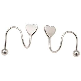 Firetti Damen Paar Ohrstecker &raquo;Schmuck Geschenk Silber 925 Ohrschmuck Ohrringe Herzen&laquo; Made in Germany silber 5,5mm, Silber 925 (Sterlingsilber)