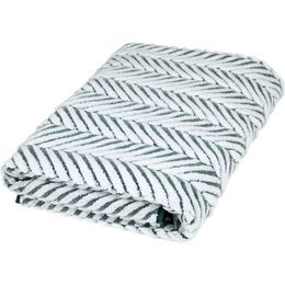 Ross Duschtuch &raquo;Sensual 9002&laquo; im Zopfmusterstil gr&uuml;n Frottier, Obermaterial: 100% Baumwolle B/L: 75cmx140cm, 1 Stk., Frottier