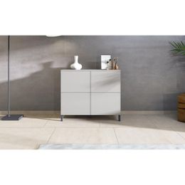 borchardt M&ouml;bel borchardt M&ouml;bel Kommode &raquo;Haama, Sideboard mit Metallf&uuml;&szlig;en, Push-to-open-Technik, Breite 93 cm&laquo; Druck&ouml;ffner (Push-To-Open), h&ouml;henverstellbarer 