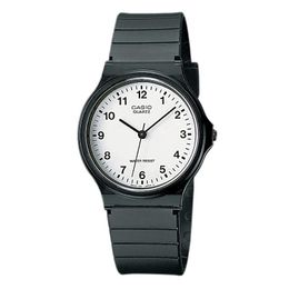 Casio Timeless Collection Herren CASIO TIMELESS COLLECTION Quarzuhr Armbanduhr, Herrenuhr, Damenuhr, Jugendliche, Resinarmband schwarz Einheitsgr&ouml;&szlig;e