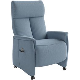 Sit & More sit&more TV-Sessel &raquo;Cremona Comfort&laquo; wahlweise manuell oder elektrischer Funktion mit Akku blau 98% Polyester, 2% Polyamid Flachgewebe, Ergonomie M2,