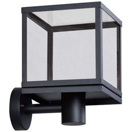 Segula Au&szlig;en-Wandleuchte &raquo;Outdoor ANTIQUE up schwarz&laquo; E27 1 Stk. Klassisches Laternen-Design, Aluminium/PC, schwarz, ohne Leuchtmittel schwarz 1, H: 