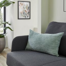 ANDIAMO Dekokissen &raquo;Cord Kissen Emy, Kissenh&uuml;lle mit F&uuml;llung&laquo; Sofakissen, eckig, 40x40 oder 30x50 cm, auch als 4er Set erh&auml;ltlich gr&uuml;n Polyester B/L: 50cm x 