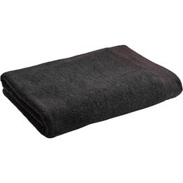 Christy Badetuch &raquo;LUXE&laquo; Luxus Badetuch in Premium Qualit&auml;t mit 730g/m&sup2;, 90x165cm, 1er Set schwarz Walkfrottier, Obermaterial: 100% Baumwolle B/L: 90cmx165cm, 