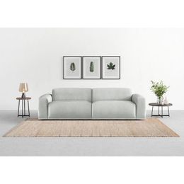 Trendmanufaktur Big-Sofa &raquo;Braga, mit hochwertigem Kaltschaum, Megasofa, in Cord erh&auml;ltlich&laquo; modernes Big-Sofa, Couch mit hohem Sitzkomfort, 254/72/107