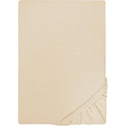 Spannbettlaken &raquo;Jersey in Gr. 90x200, 140x200 oder 180x200 cm&laquo; aus Baumwolle, f&uuml;r Matratzen bis 22 cm H&ouml;he, Bettlaken, Spannbetttuch grau Jersey, 